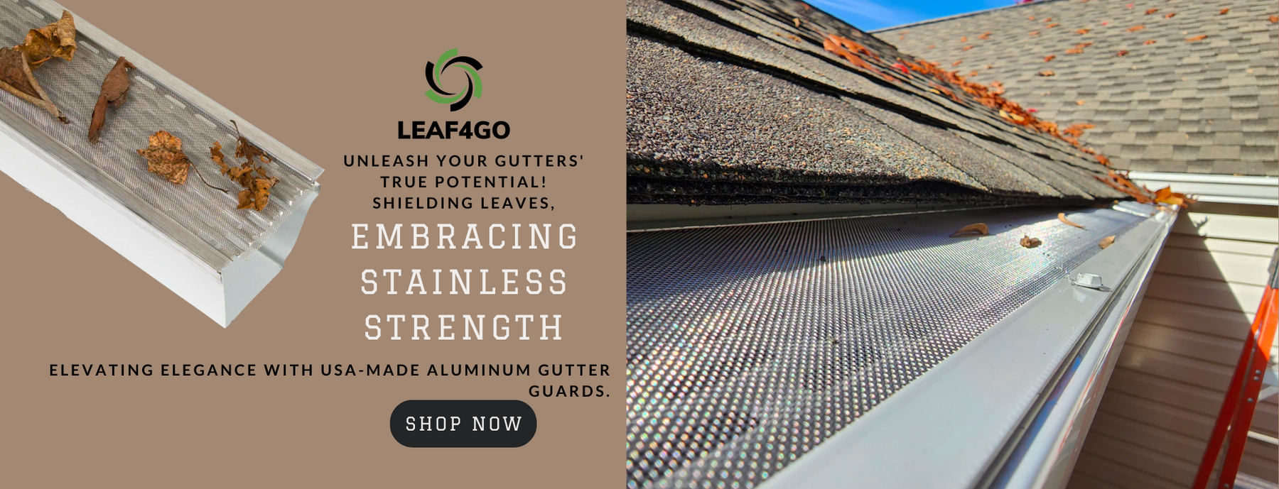 Leaf4Go | Micromesh Gutter Protection | Gutter Guard Manufacturer