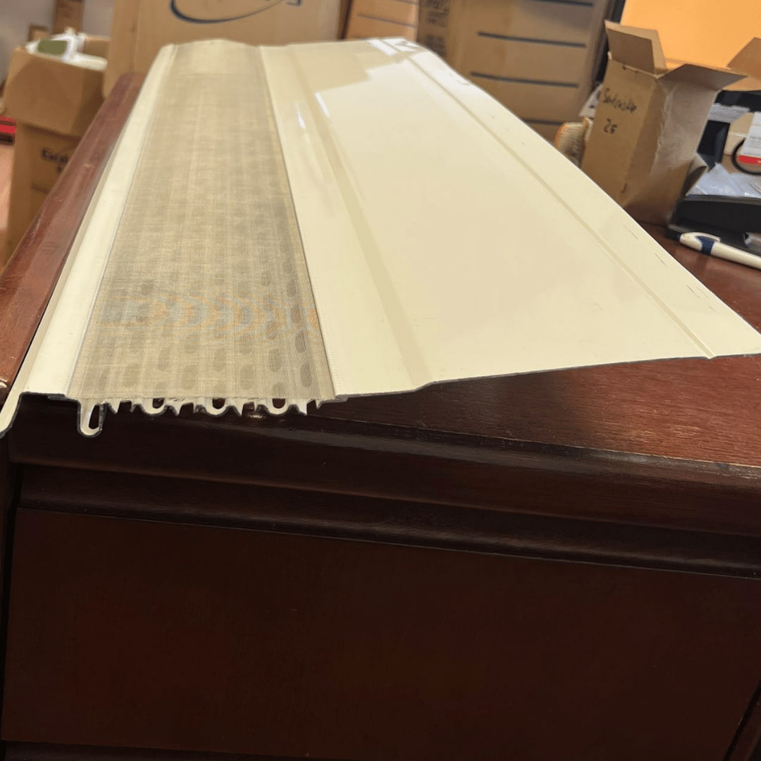 Flat 11 Inch Micromesh Gutter Guards – White | Leaf 4 Go